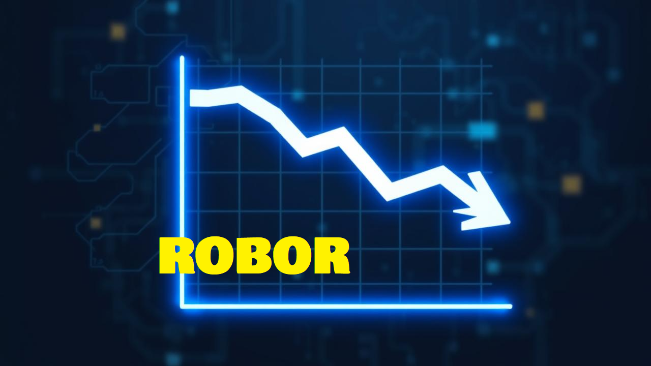 ROBOR: Indicele la trei luni scade la 7,26%