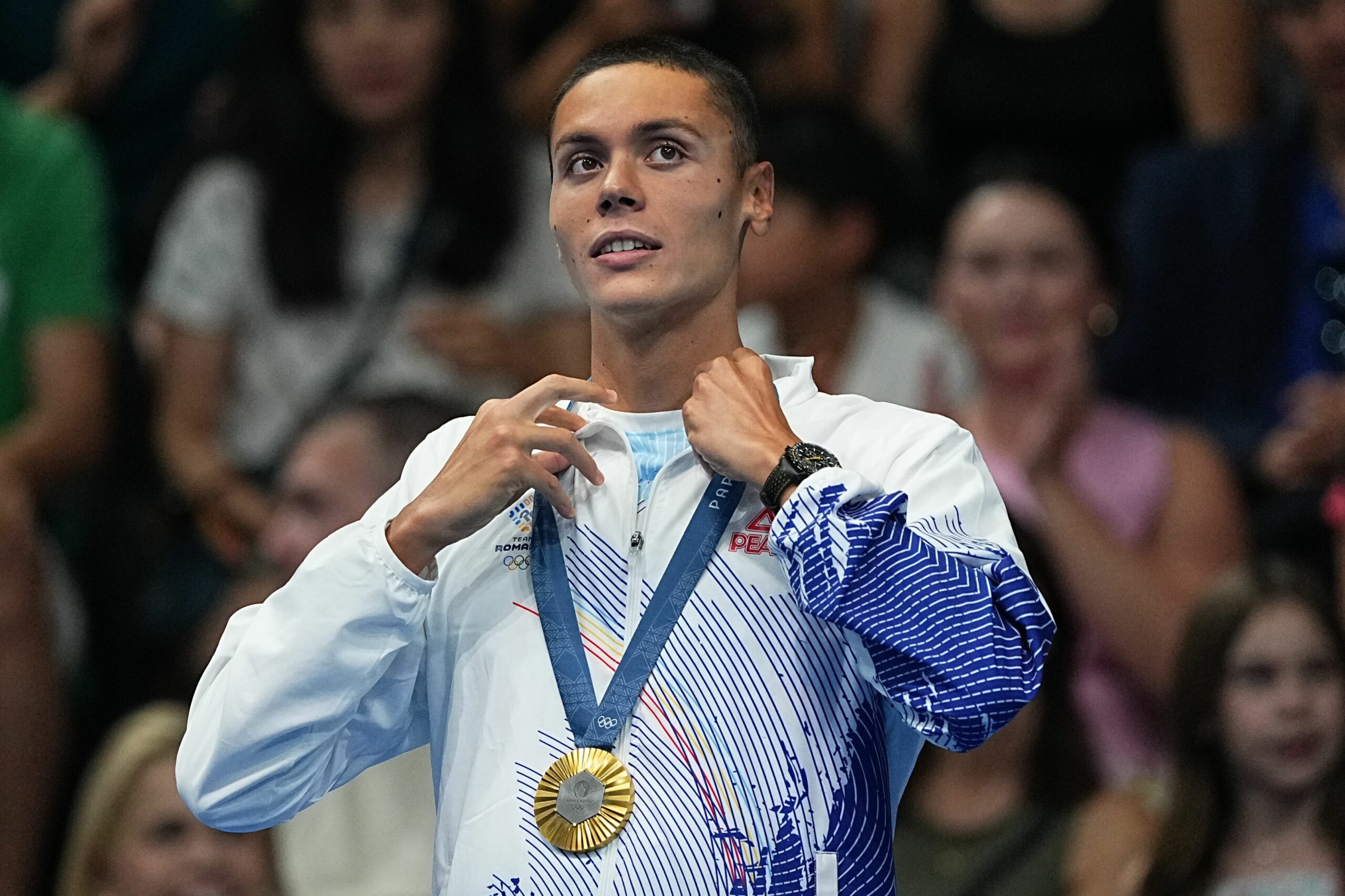 David Popovici a câștigat medalia de bronz în proba de 50 m liber la Europenele de înot U23
