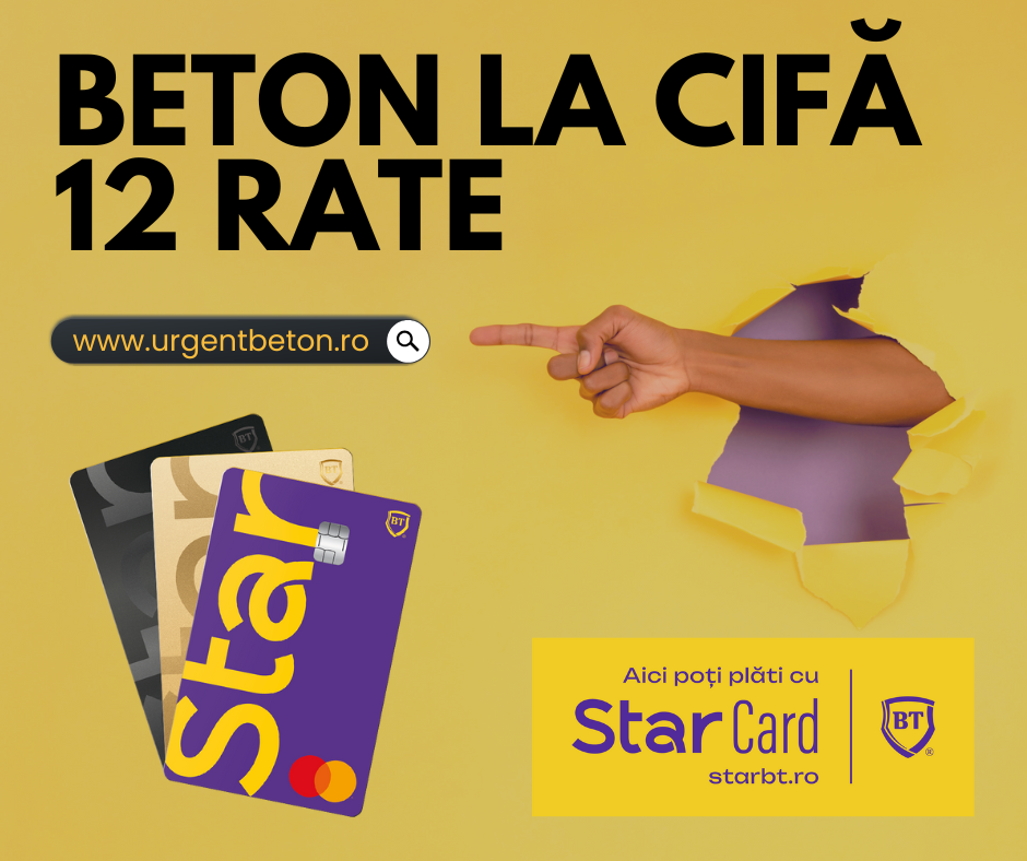 Vara constructiilor incepe cu Urgent Beton si 12 rate fara dobanda prin ...