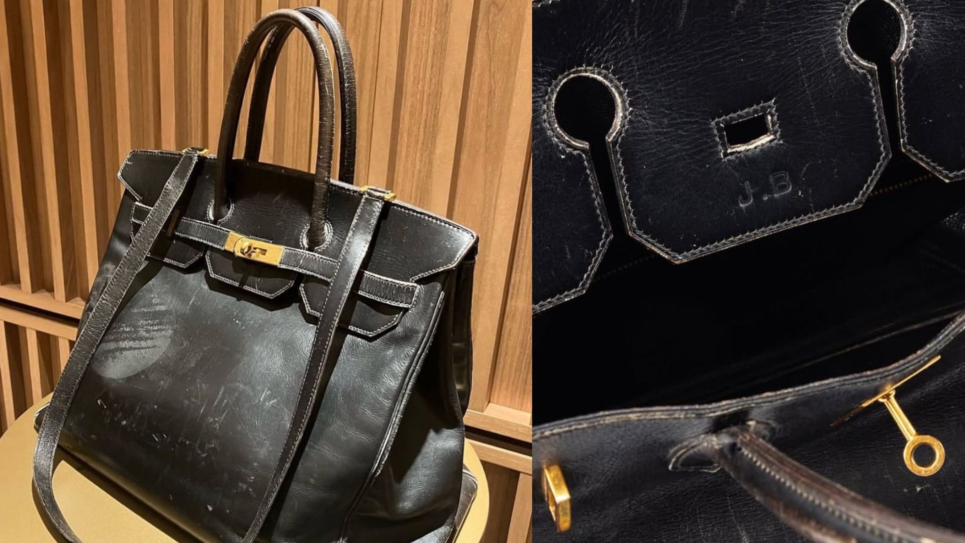 Primul prototip de geantă Hermès a lui Jane Birkin va fi licitat la Paris
