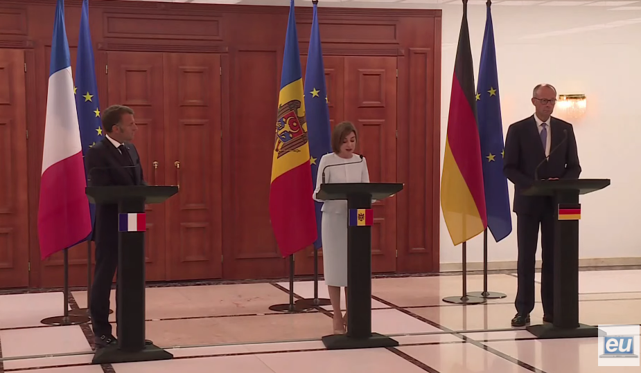 Maia Sandu, alături de Macron, Merz și Tusk: „Alternativă la Europa nu există. Moldova a ales ...