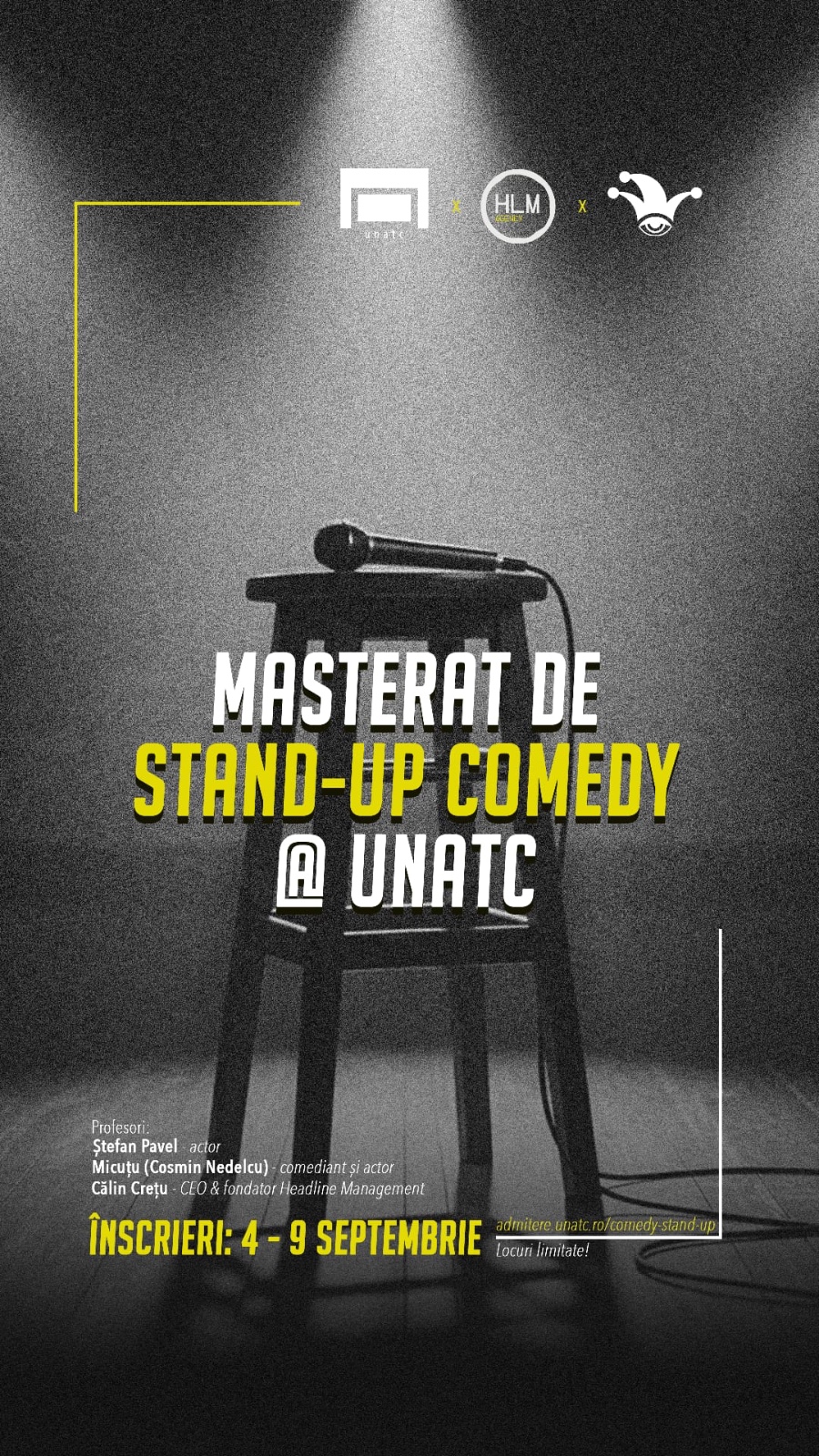 Stand-up-ul intră la facultate: UNATC lansează primul Masterat de Stand-Up Comedy din România