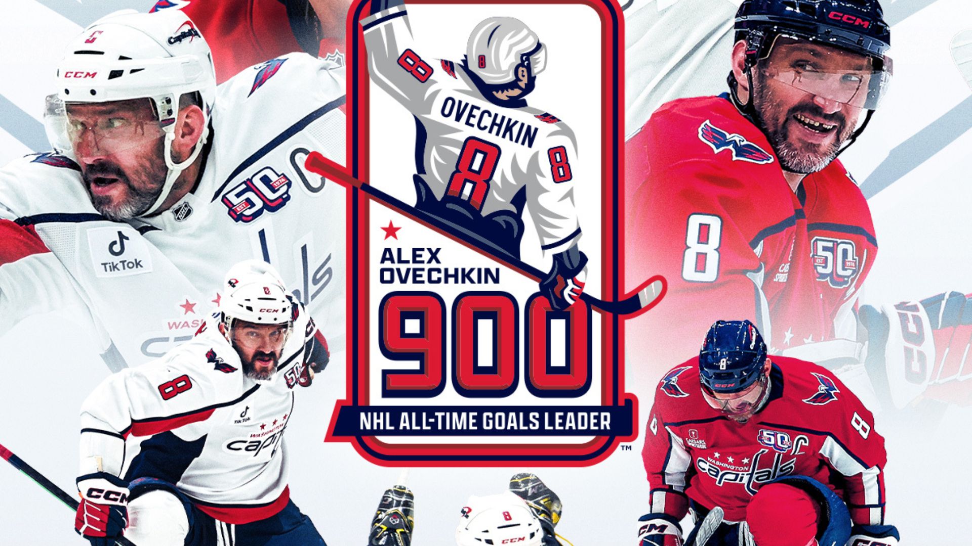 Hochei pe gheață. Alex Ovechkin devine primul jucător din istorie care înscrie 900 de goluri în NHL