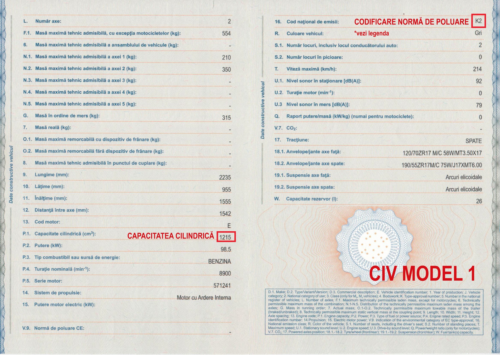 Impozitul auto din 2026: RAR explică unde este trecută norma Euro pe ...