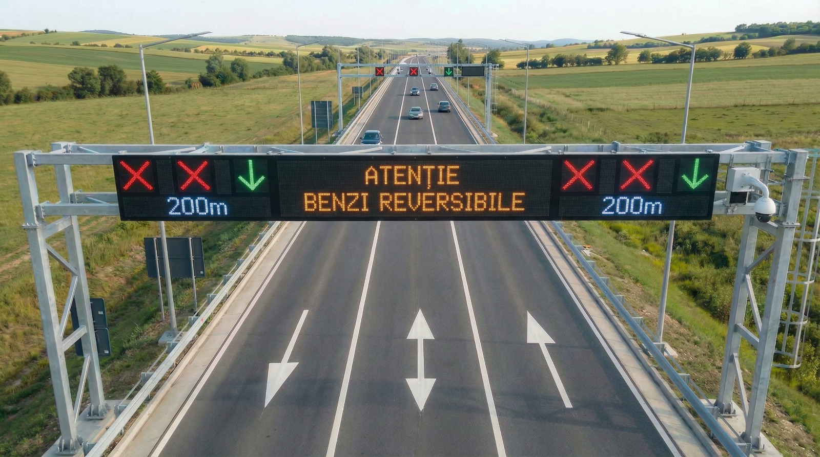 Premieră: Sistem inteligent pentru controlul benzilor reversibile pe DN 17