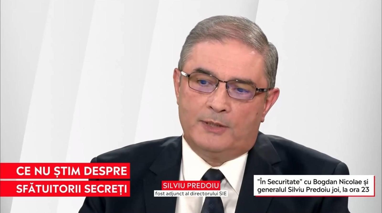 Silviu Predoiu, ex-SIE, despre militarizarea serviciilor secrete ...