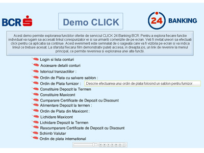 BCR a înlocuit e-BCR cu Click 24 Banking BCR şi Alo 24 Banking BCR