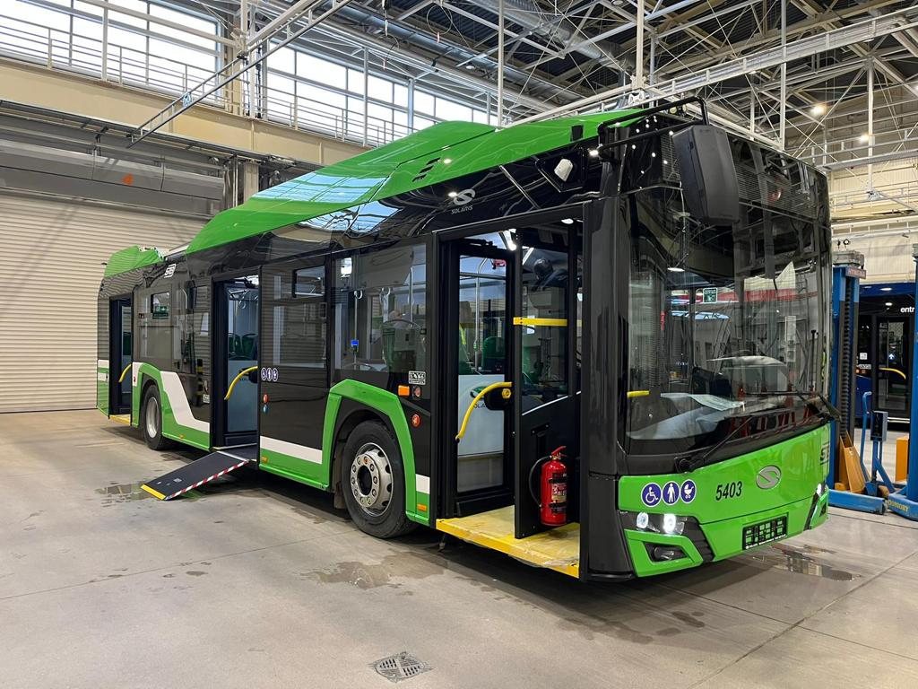 STB: Troleibuzele Solaris, de luni, pe linia 61