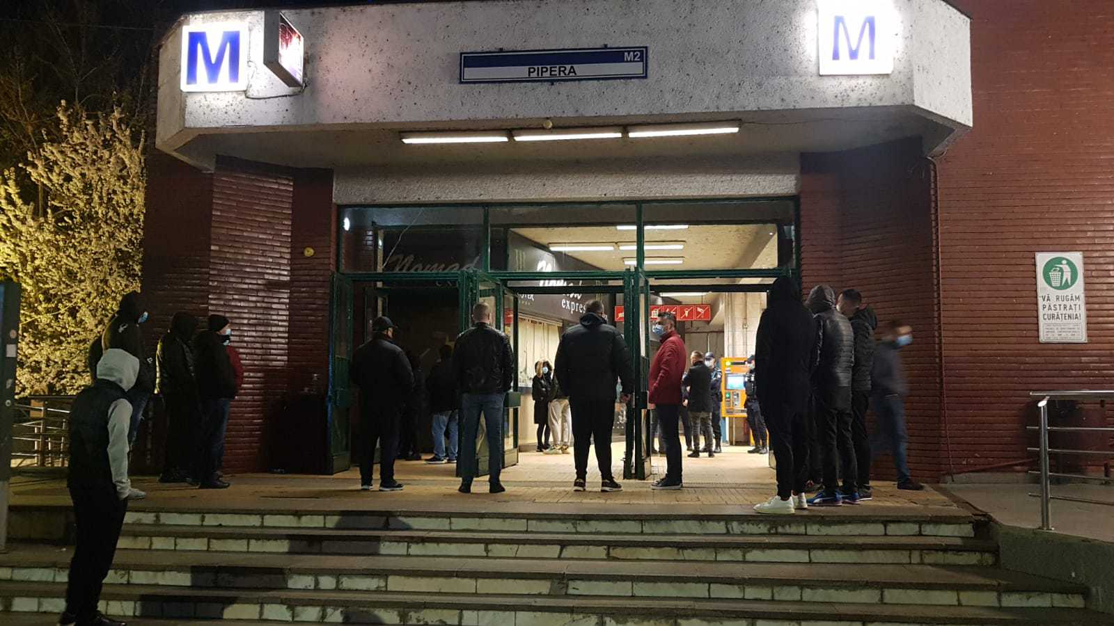 VIDEO Acces restricţionat la staţia de metrou Pipera, pentru evacuarea ...