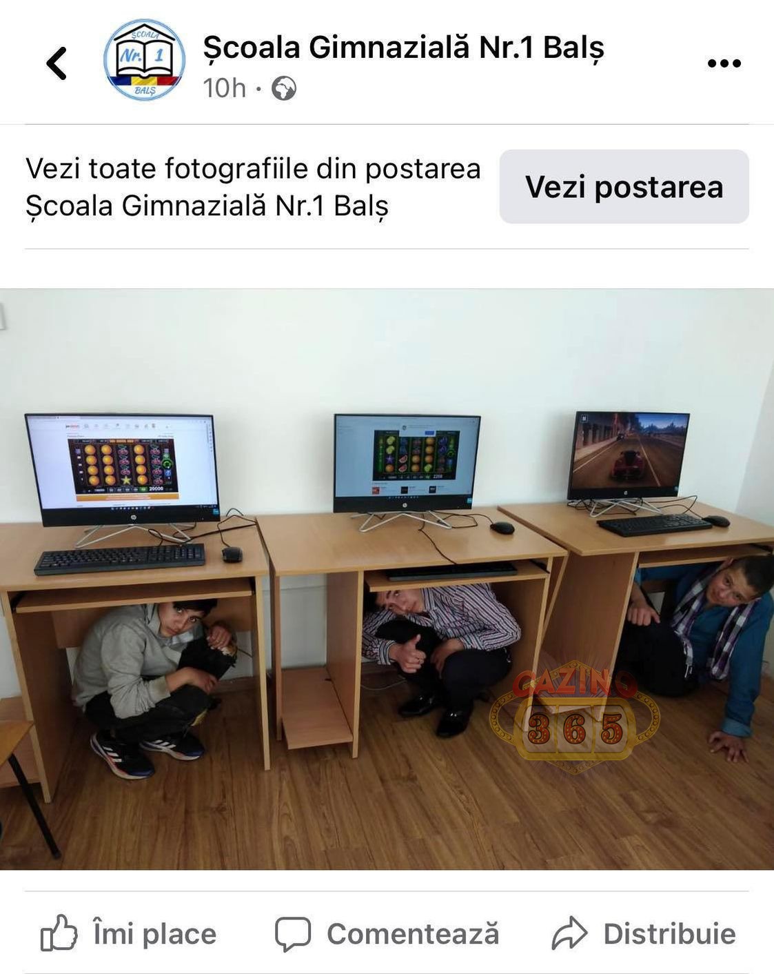 Păcănele în vreme de cutremur. Simulare de seism la o şcoală din Balş