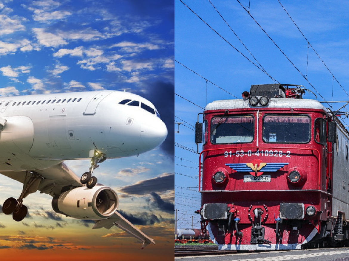 Studiu: Zborul cu avionul rămâne mai ieftin faţă de mersul cu trenul în ...