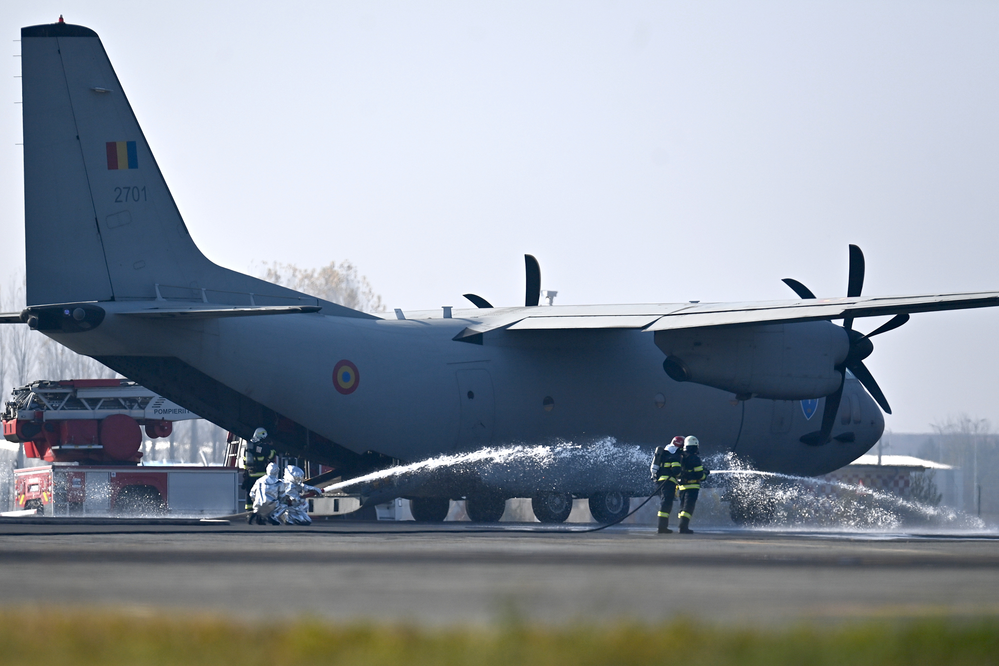 Incendiu în Maramureş: MApN a trimis două avioane Spartan în sprijinul ...