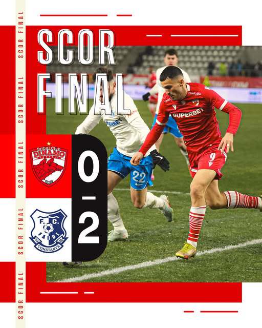 Victorie categorică pentru Farul în meciul cu Dinamo