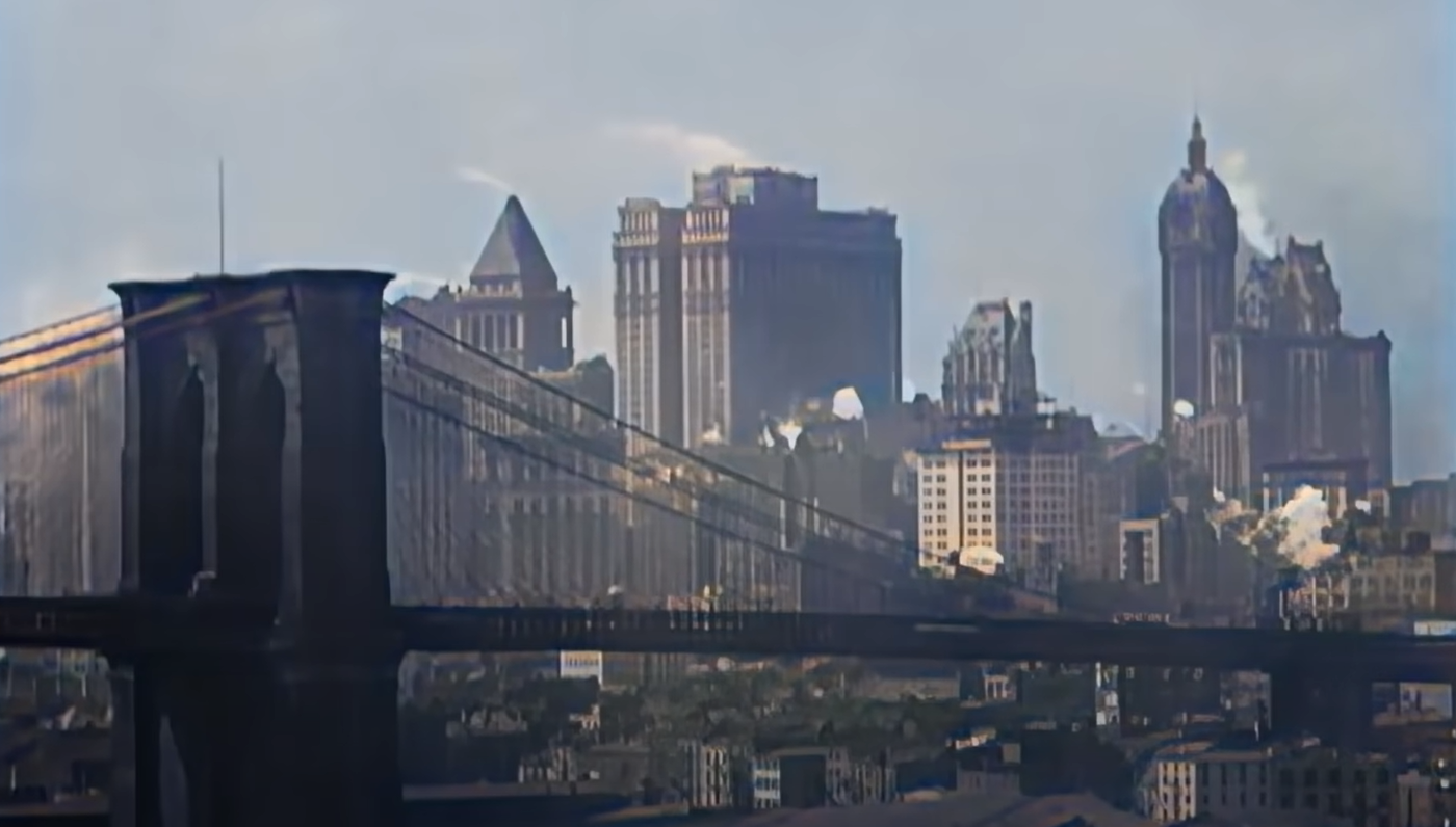 Cum arătau marile oraşe în anii 1920, acum în imagini color şi la ...