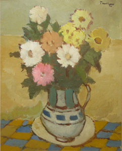 "Vas cu flori" de Tonitza s-a vândut pentru 165.000 de lei