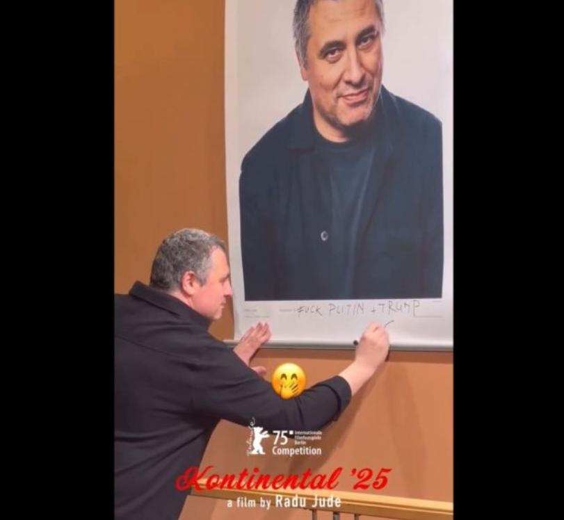 „F*CK PUTIN AND TRUMP”: Regizorul român Radu Jude a semnat la Berlin ...