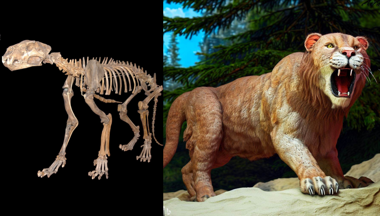 Un leu preistoric era atât de mare, că vâna urşi şi mamuţi