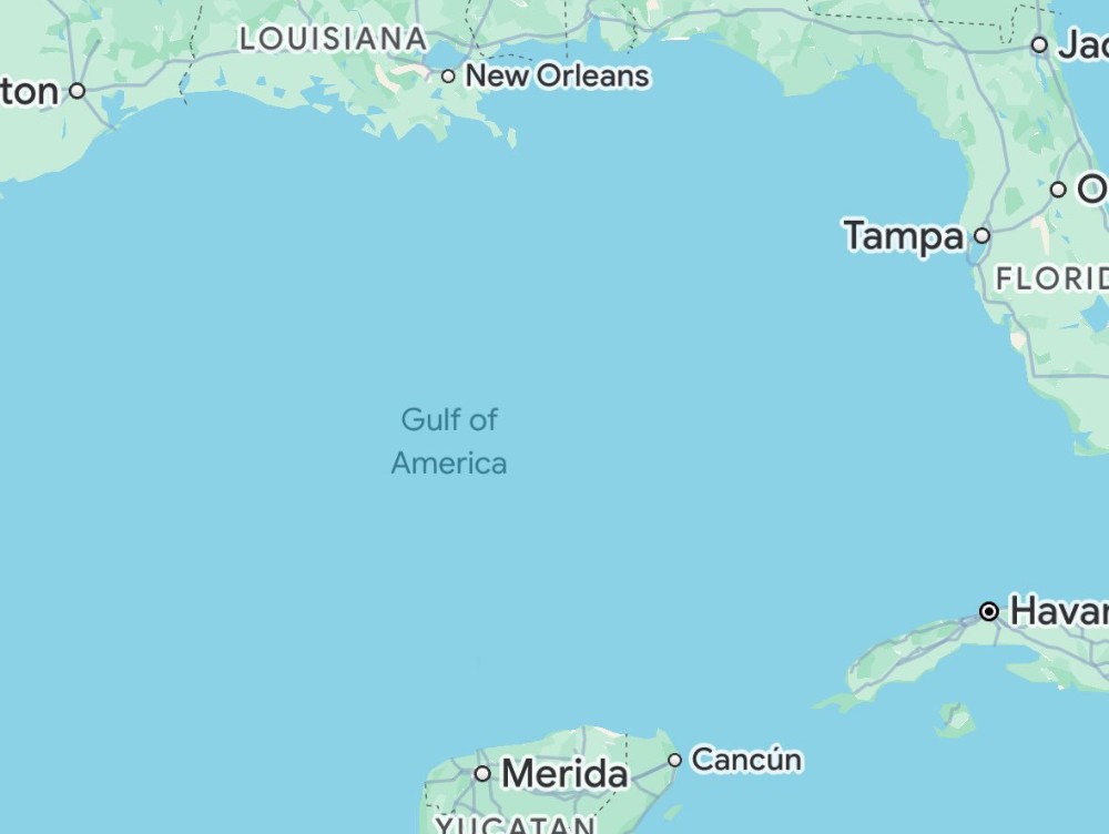 Google schimbă oficial numele Golfului Mexic în Golful Americii pentru ...