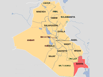Basra, "plămânul economic" al Irakului, vrea un referendum pentru autonomie