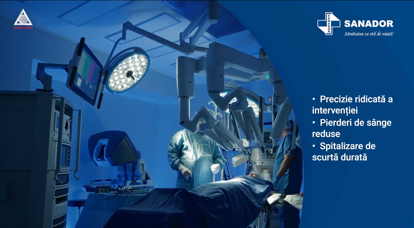 Intervenţii chirurgicale minim invazive moderne la Spitalul Clinic Sanador